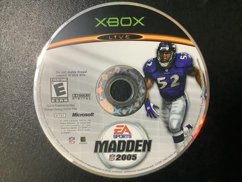 Madden NFL 2005 Microsoft Original XBOX Disc Only | eBay