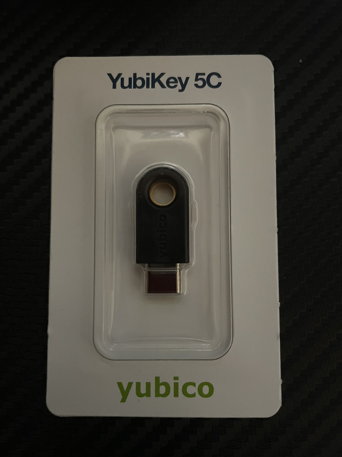 Yubico YubiKey 5C USB-C Security Key Device - Black for sale online | eBay