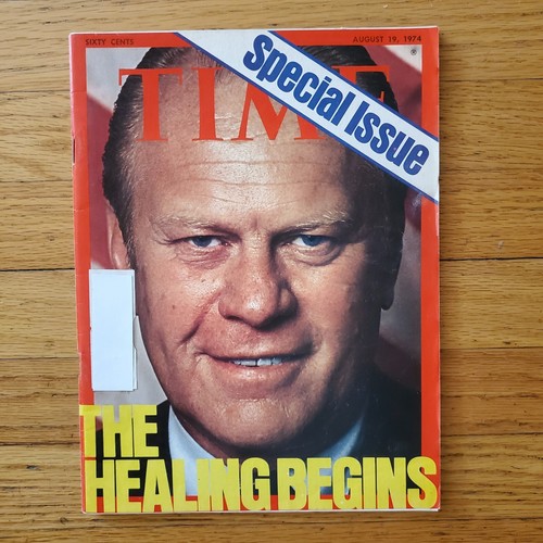 Time Magazine Gerald Ford Special Issue Nixon Resigns August 19 1974 ...