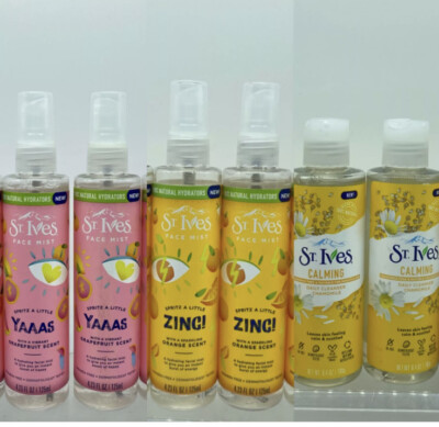 (6mix) St. Ives Grapefruit Facial Mist Yaaas & Orange Zing & Calming ...