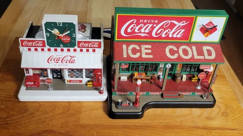 2x RARE Vintage Danbury Mint Coca-cola Country Store Clocks | eBay