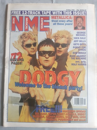 NME 25 MAY 1996 - DODGY, METALLICA, BOB MOULD, GETO BOYS, DICK DALE ETC ...