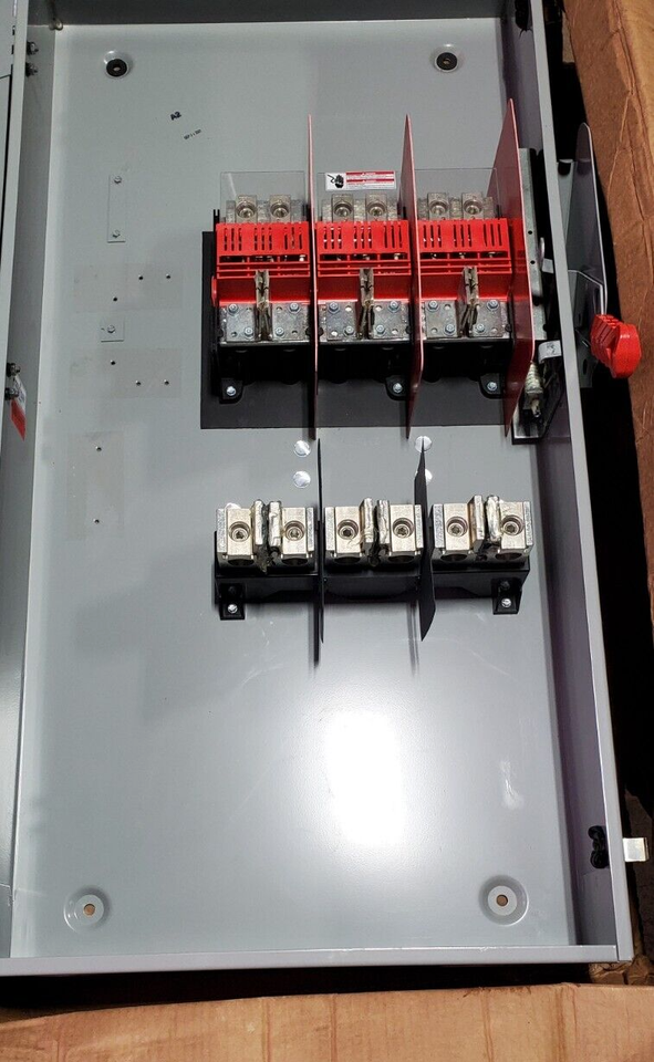 NEW SIEMENS HF365RA 400A FUSIBLE SAFETY SWITCH, NEMA-3R (SAME AS SQD ...