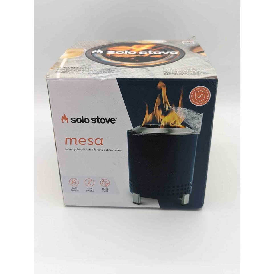 Brand New Open Box Solo Stove MESA Tabletop Smokeless Fire Pit Color ...