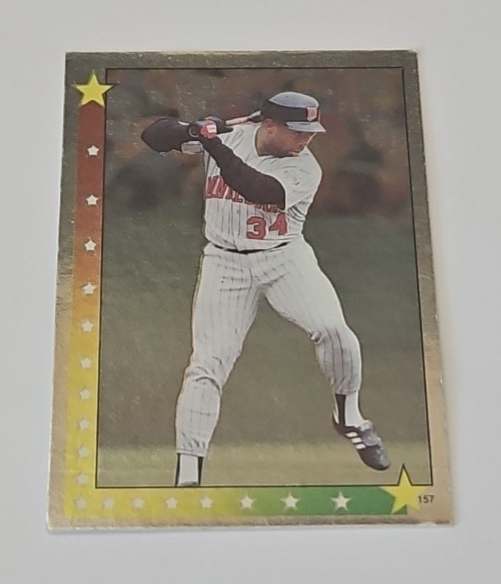1990 Topps Super Star Stickers Kirby Puckett Gary Gaetti | eBay