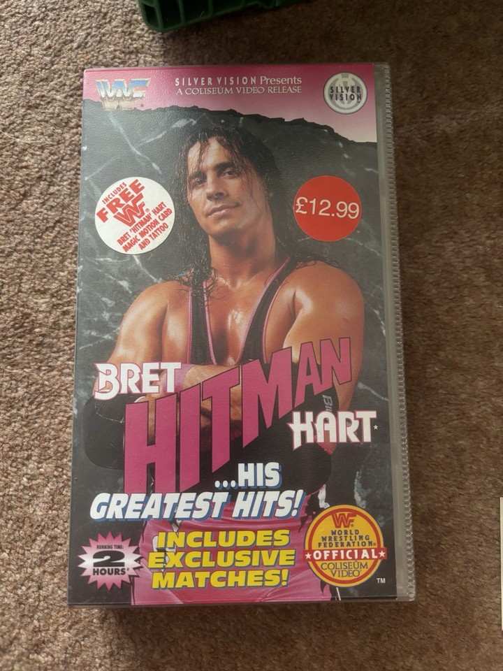 Bret Hart VHS Complete | eBay UK
