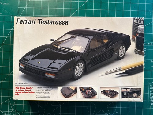 1991 Testors Ferrari Testarossa Model Kit New 1/24 | eBay