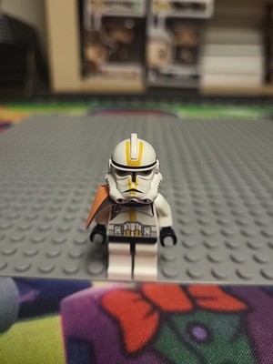LEGO Star Wars Clone Trooper 327th Star Corps Minifigure Orange ...