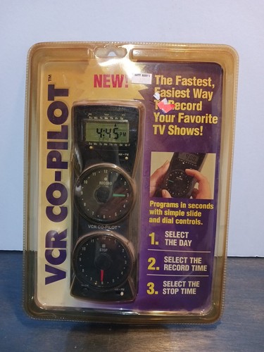 Remote Control VCR CO-PILOT VCR Programming Remote Vintage Retro ...
