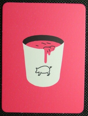 1 x Single card Movie Film prop Carrie - Bucket of blood | eBay