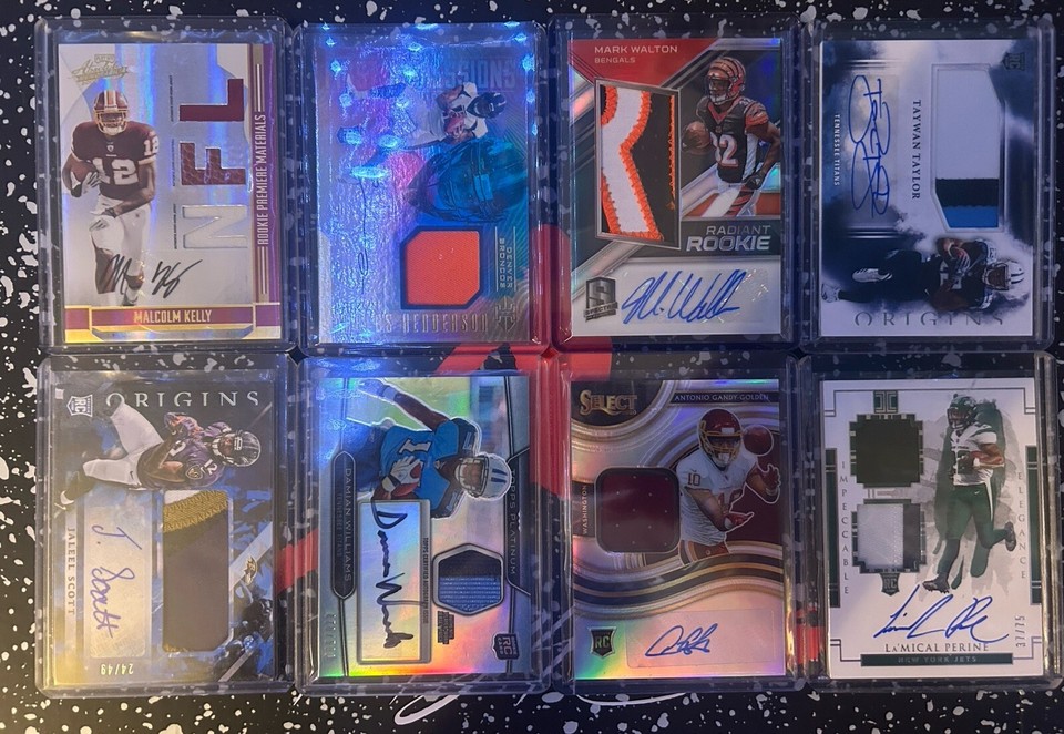 Huge LOT 38 Cards NFL RPA's ROOKIES AUTOS PATCHES SERIAL'd Encased LOOK ...