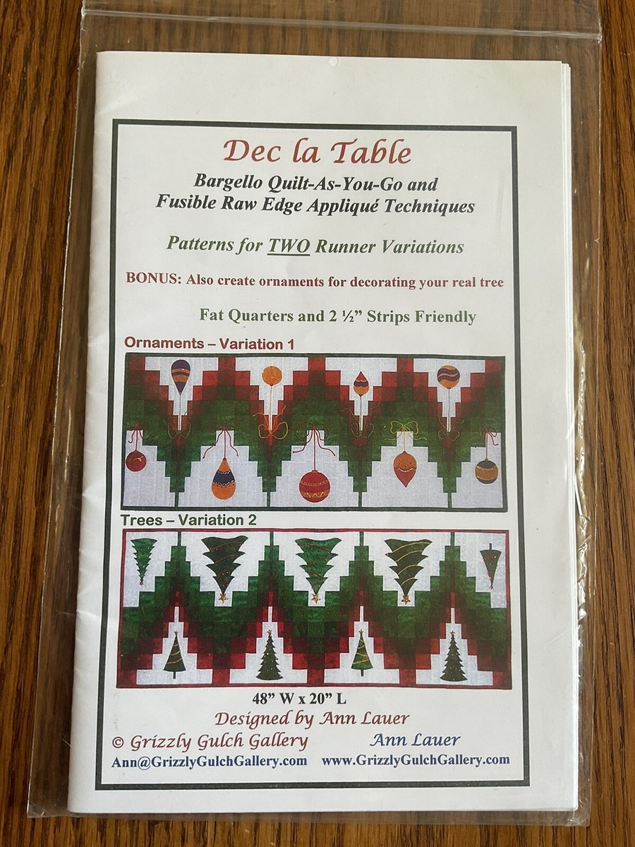 Bargello Table Runner Pattern