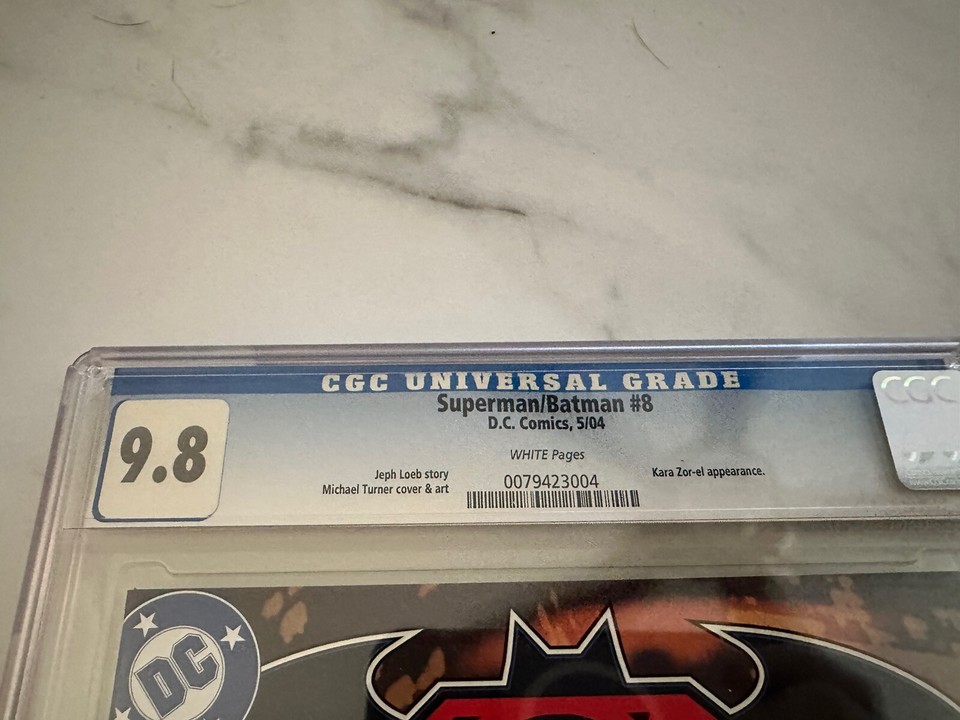 SUPERMAN/BATMAN #8 CGC 9.8 - First Print - 1st App: Kara Zor-El | eBay