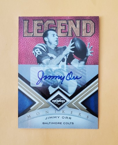 2010 Limited Legend Monikers Gold /25 Jimmy Orr #133 Auto SSP | eBay