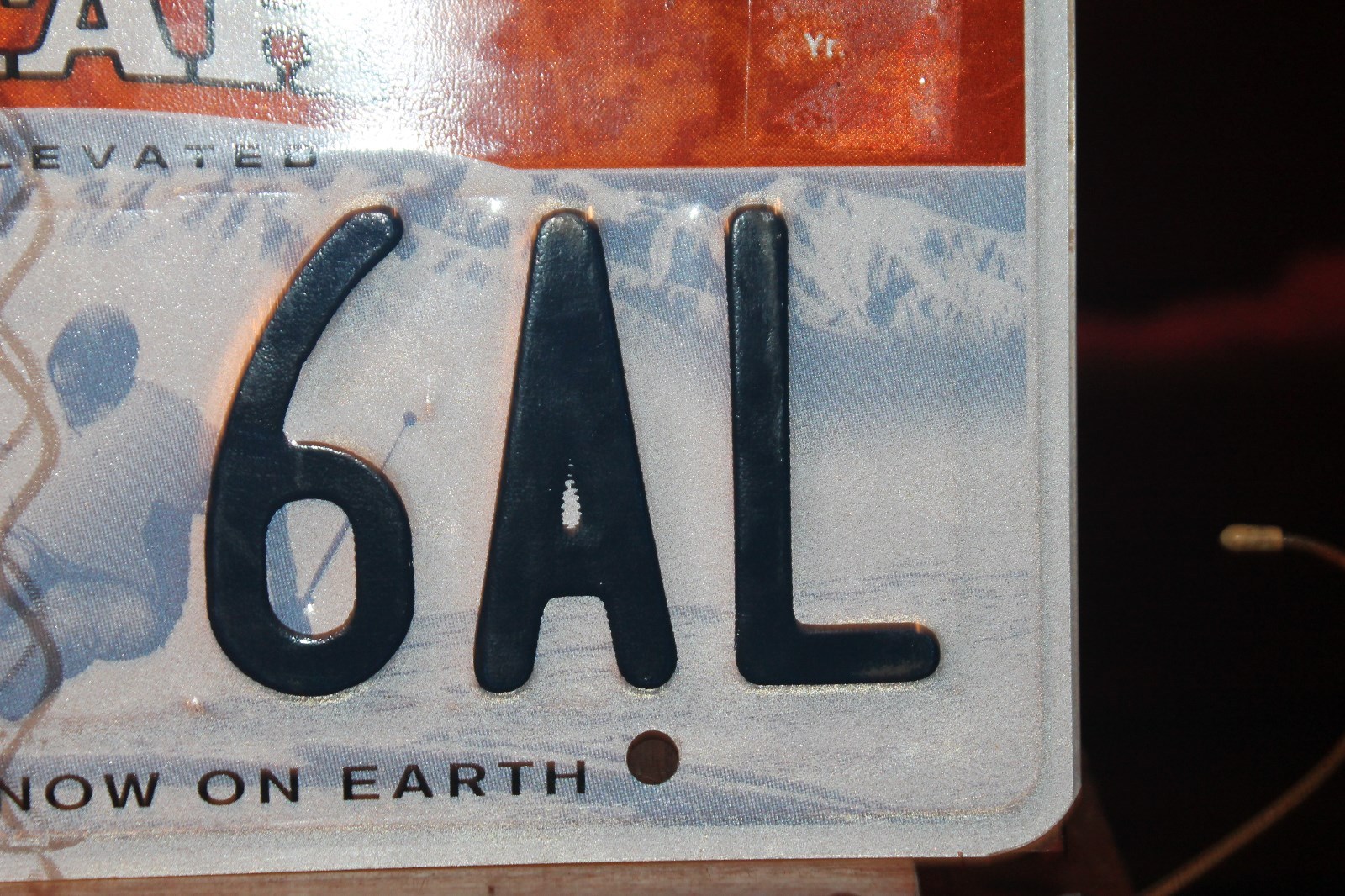 2007 Utah Greatest Snow On Earth License Plate F16 6AL (1ST OF PAIR) | eBay