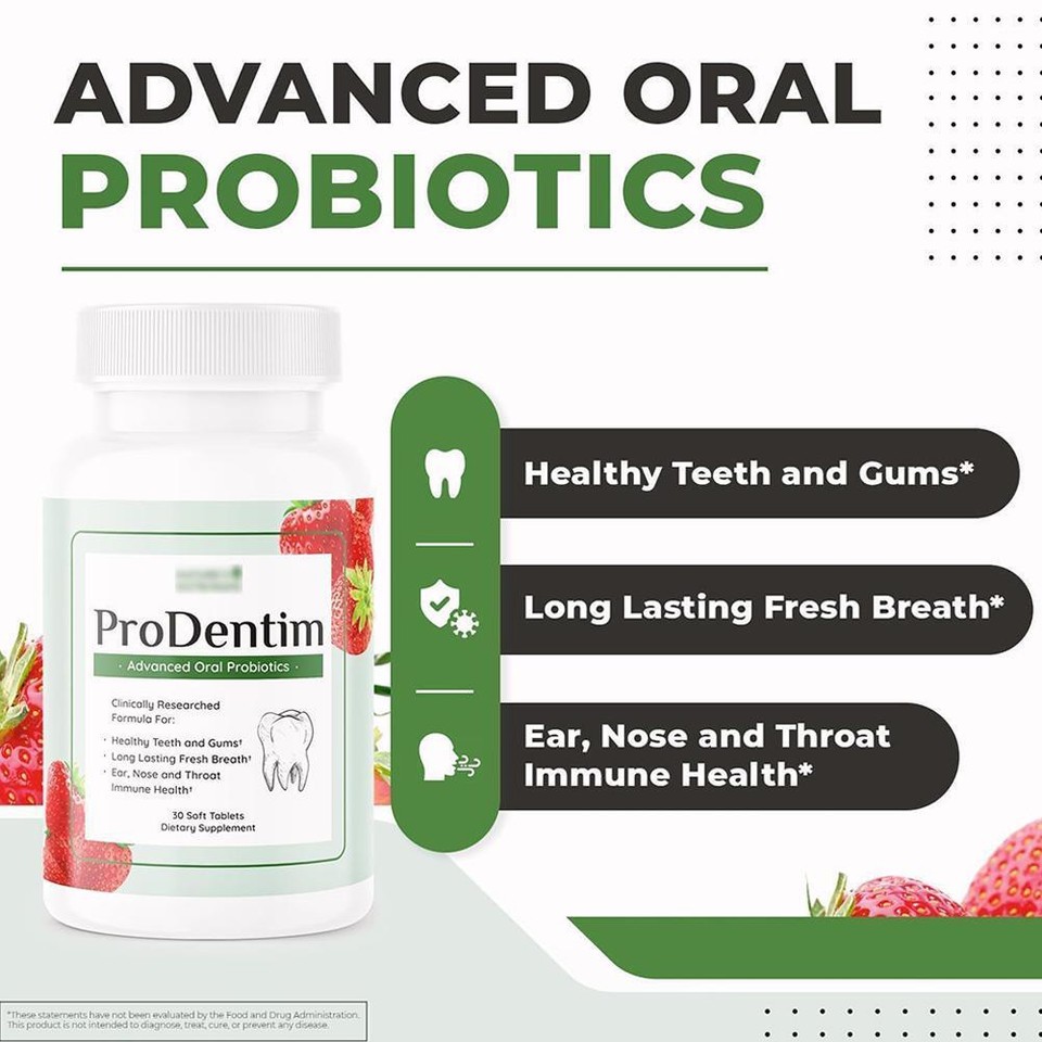 Prodentim Soft Tablet Chewable Probiotic For Gums Teeth Dental Health 1 ...