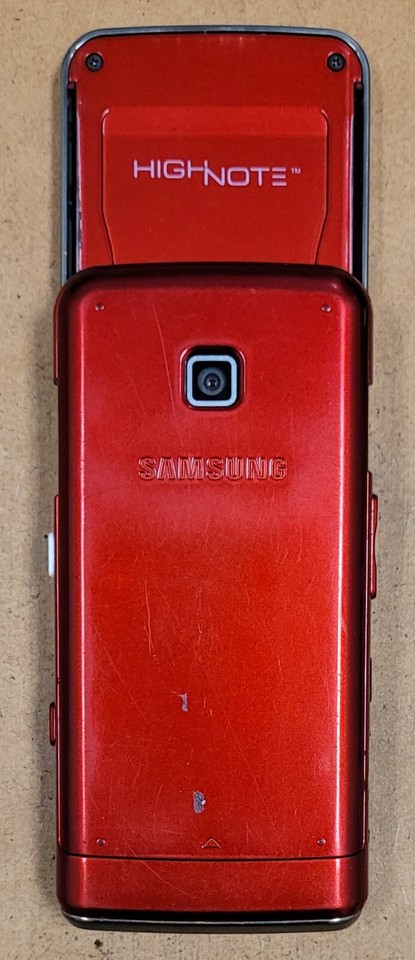 Samsung Highnote SPH-M630 - Red (Sprint) Super Rare MP3 Slider Phone w ...