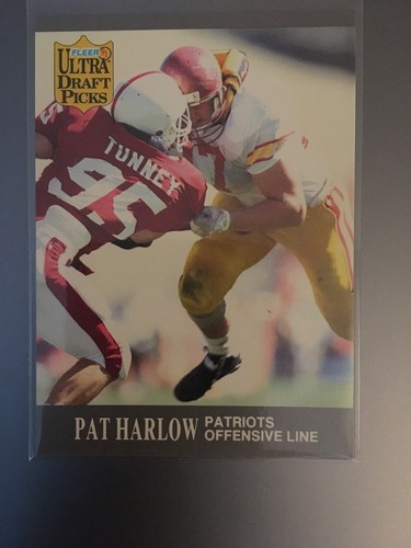 1991 Fleer Ultra Pat Harlow New England Patriots #285 Football Card NM ...