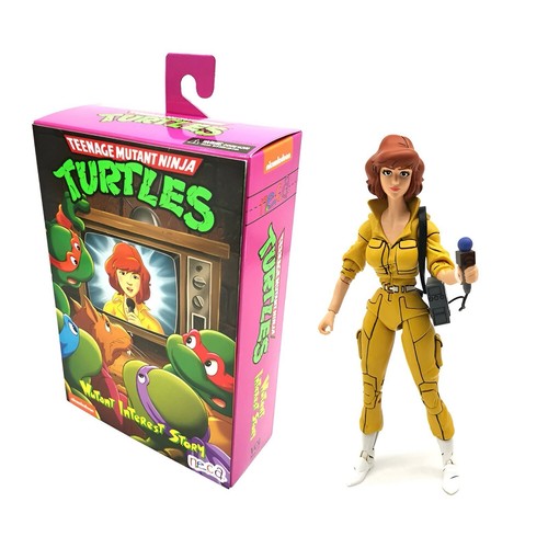 NECA Official Ultimate Cartoon April O’Neil TMNT 7'' Action Figures ...