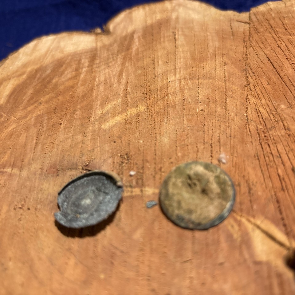 CIVIL WAR CONFEDERATE C.S.A. BLOCK I INFANTRY FULL SIZE COAT BUTTON DUG ...