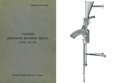 Vickers 1928 Berthier m1928-29 Machine Gun Manual | eBay