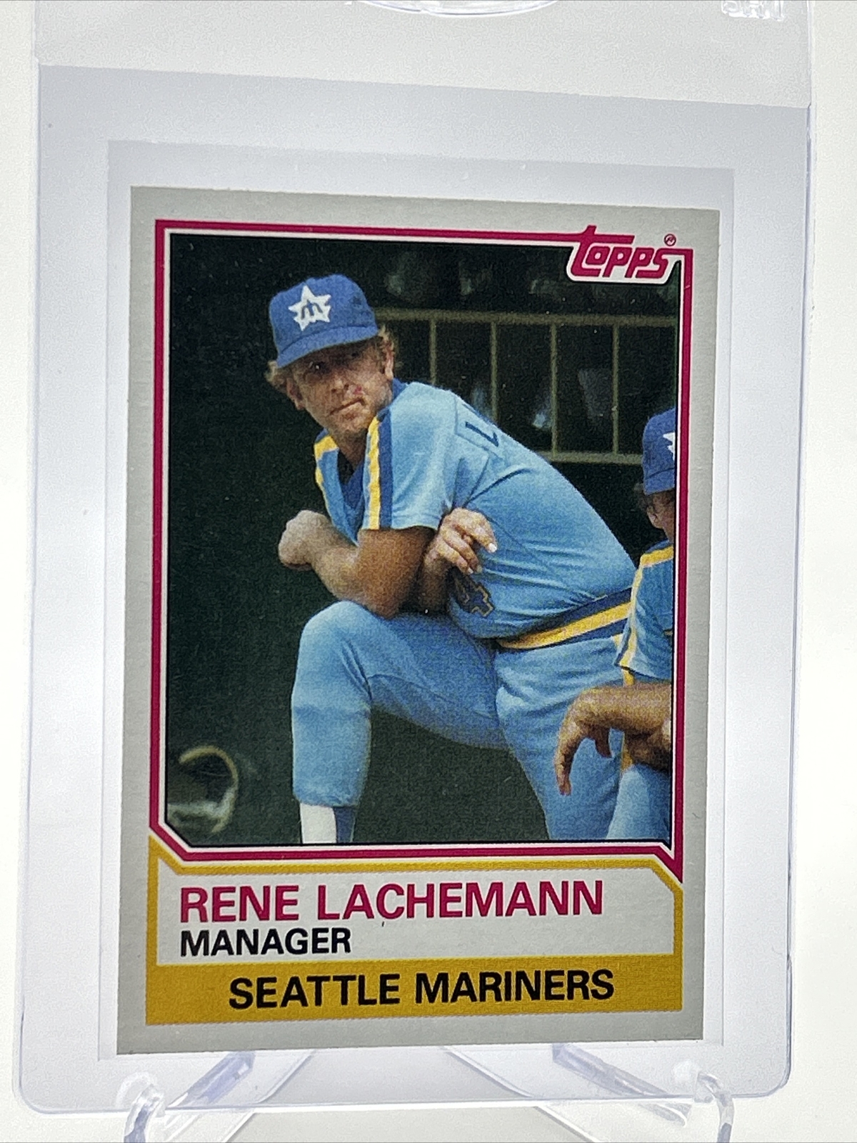 1983 Topps Rene Lachemann Baseball Card #336 NM-Mint FREE SHIPPING | eBay