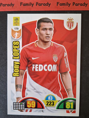 Rony Lopes 170 Monaco Panini Adrenalyn Card Football France Ligue 1 2018 19 | eBay