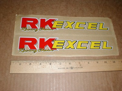 NOS RK Excel MX Dirt Bike Motocross motorcycle Chain racing Sticker ...