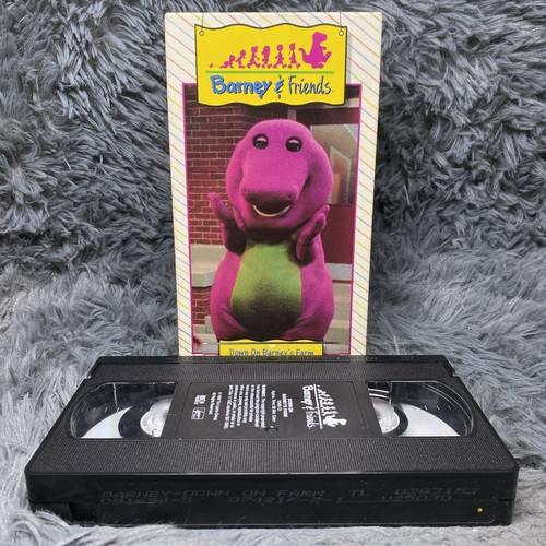 Barney & Friends - Down on Barney's Farm VHS Tape 1992 Lyons John David Bennett | eBay