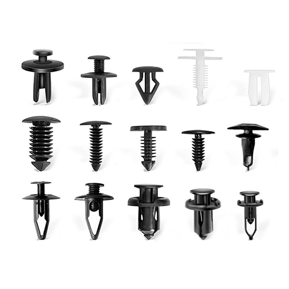 1000Pcs Car Retainer Clip Auto Fastener Push Trim Clips Pin Rivet ...