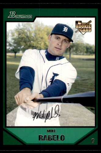 2007 BOWMAN DRAFT PICKS & PROSPECTS MIKE RABELO RC DETROIT TIGERS # ...