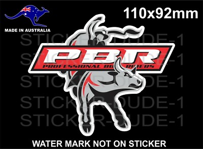 PBR PROFESSIONAL BULL RIDERS STICKER 110x92mm | eBay