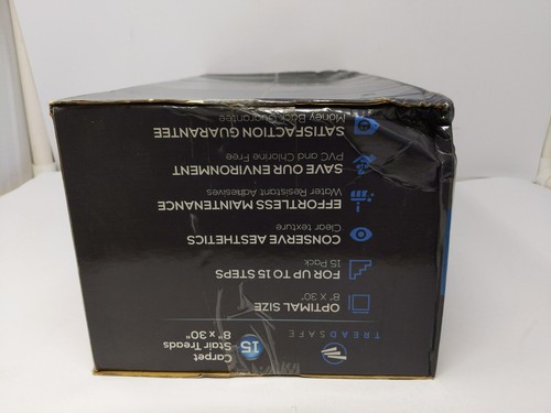 Treadsafe 8" X 30" (15 In Pack) Non-slip Carpet Stair Treads Non-skid ...