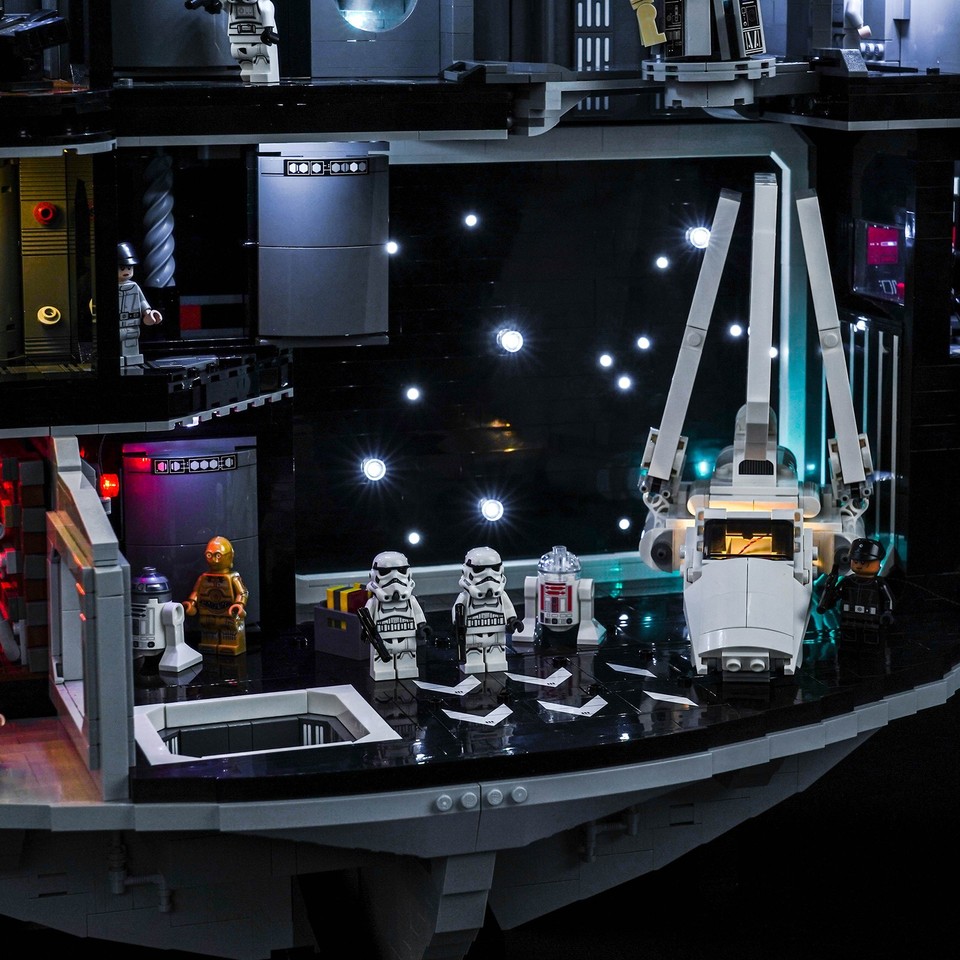LocoLee LED Light Kit for LEGO Star Wars 75419 Death Star Lighting Set ...