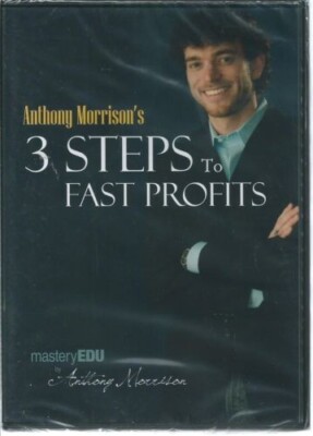 3 STEPS TO FAST PROFITS DVD Anthony Morrison (AMAZING DVD IN ORIGINAL ...