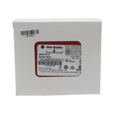 New Allen Bradley 440R-N23132 Safety Relay MSR127TP Automatic/Manual ...