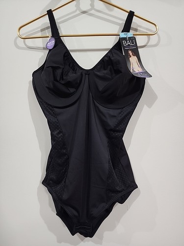 Bali Minimizer Body Shaper 40C Black Stretch Medium Firm Control ...