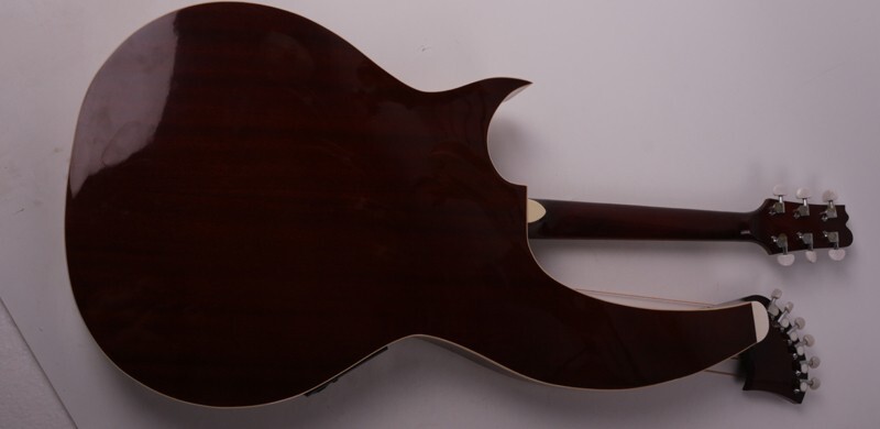 Double Neck Harps 12+8 string Electric Acoustic Harp Guitar with EQ and ...