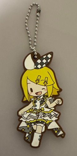 Japanese anime Project SEKAI rubber keychain Rin Kagamine 01 | eBay