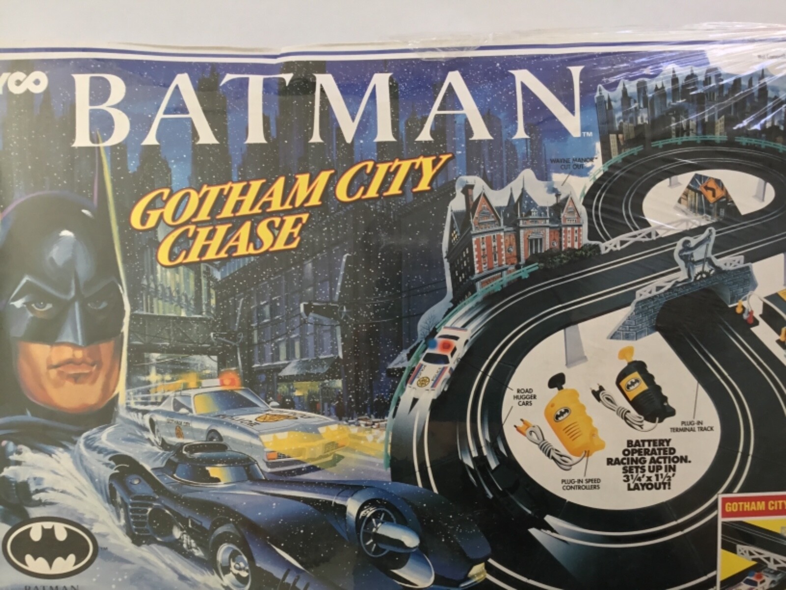 Tyco Batman Returns Gotham City Chase 1992 Battery Operated Sealed In ...