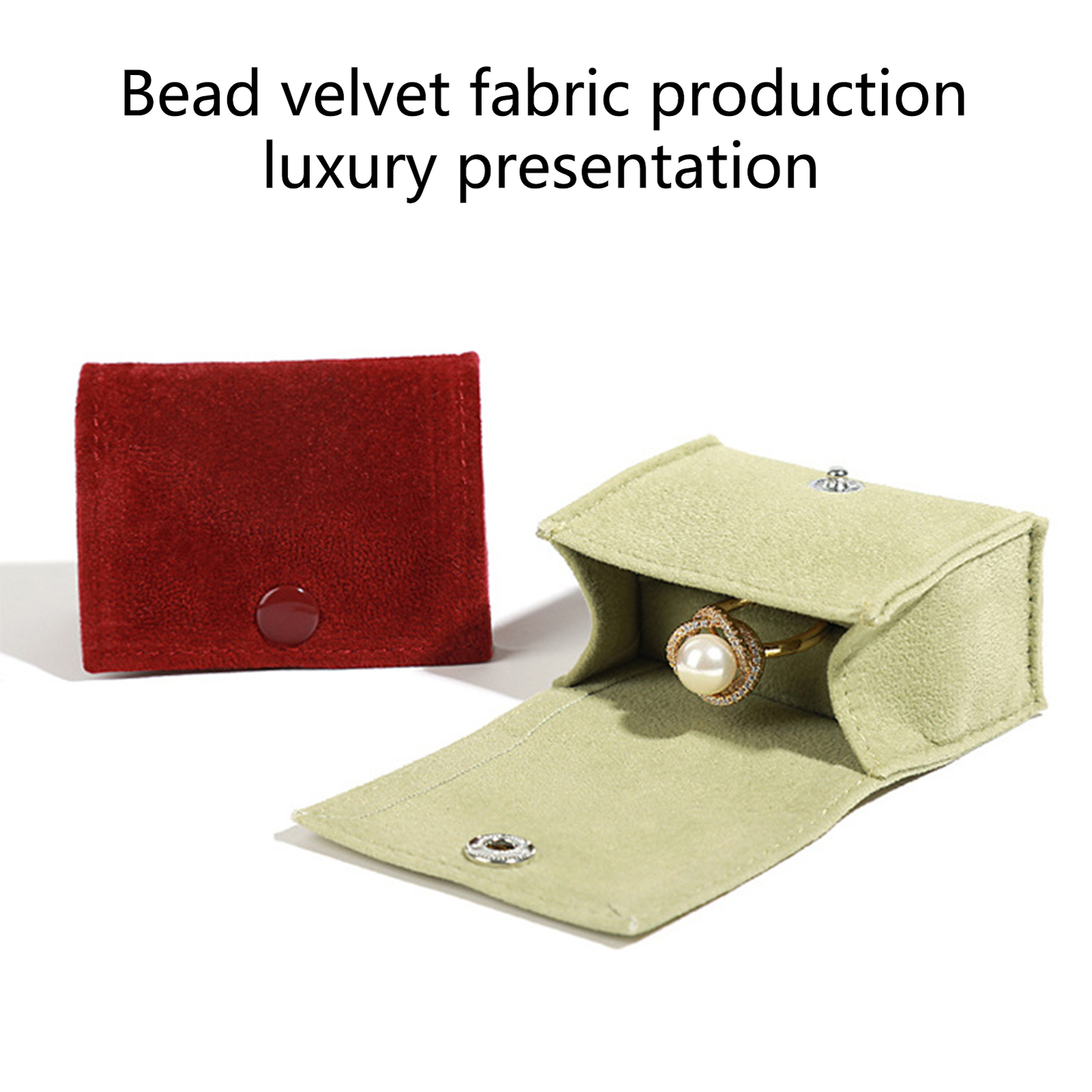 Jewelry Container Compact Keep Tidy Flannel Material Jewelry Storage ...