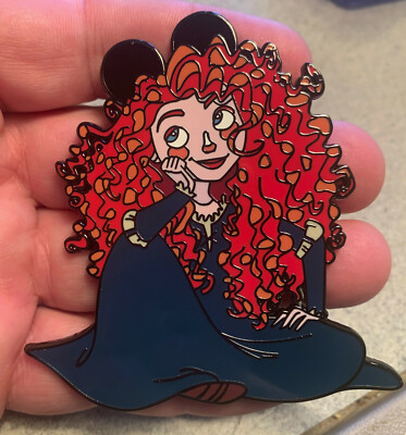 PIN MERIDA FROM BRAVE WEARING MICKEY MOUSE EARS EARHAT 3" JUMBO FANTASY ...