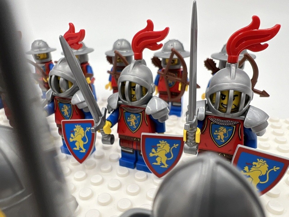 Lego Castle Army Lot Black Falcons Lion Knights Vikings Imperial ...