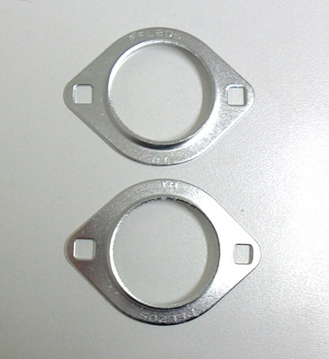 BEARING HOUSING - PRESSED METAL PLATES - 2 BOLT - PAIR - PFL206 | eBay