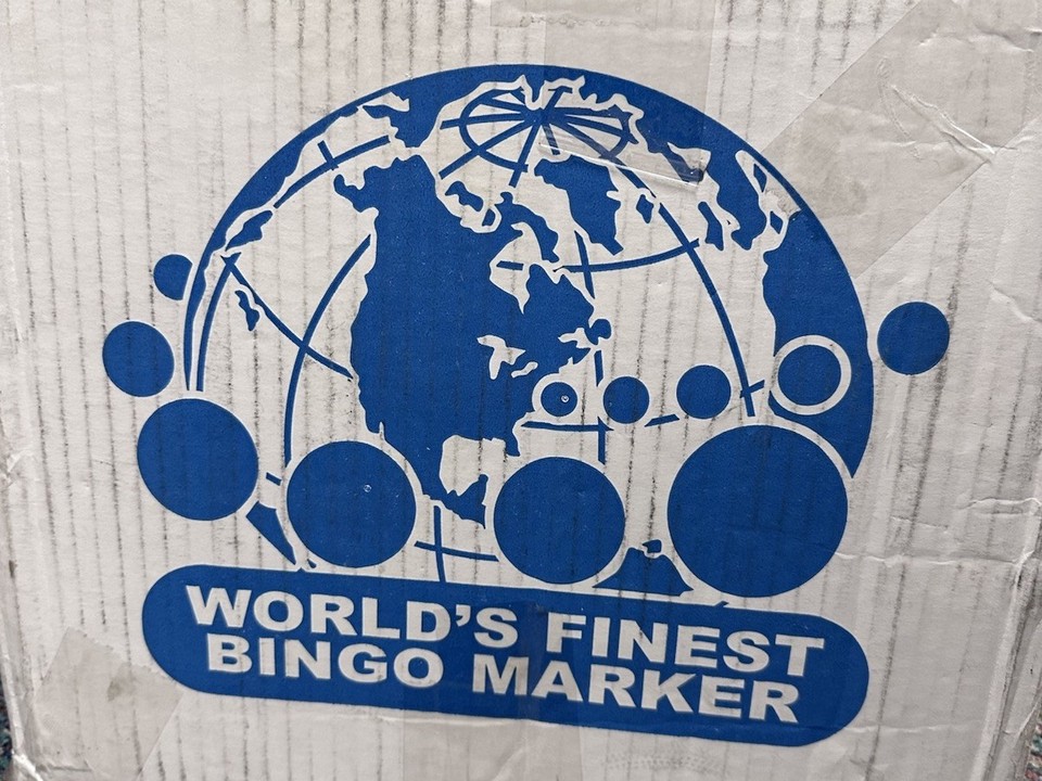DAB-O-INK 4oz Bingo Daubers Mixed Colors 12ct Lot of 7 Blue Red Yellow ...