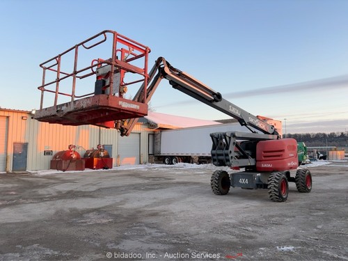2016 Skyjack SJ63AJ 63' 4WD Diesel Articulating Boom Lift Man Aerial ...