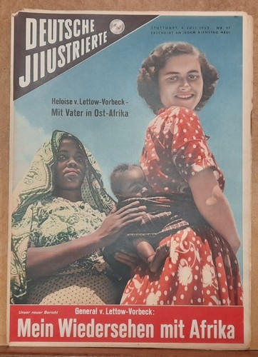 GERMAN ILLUSTRATED 1953/27 Lettow-Vorbeck East Africa Fallschirmjäger ...