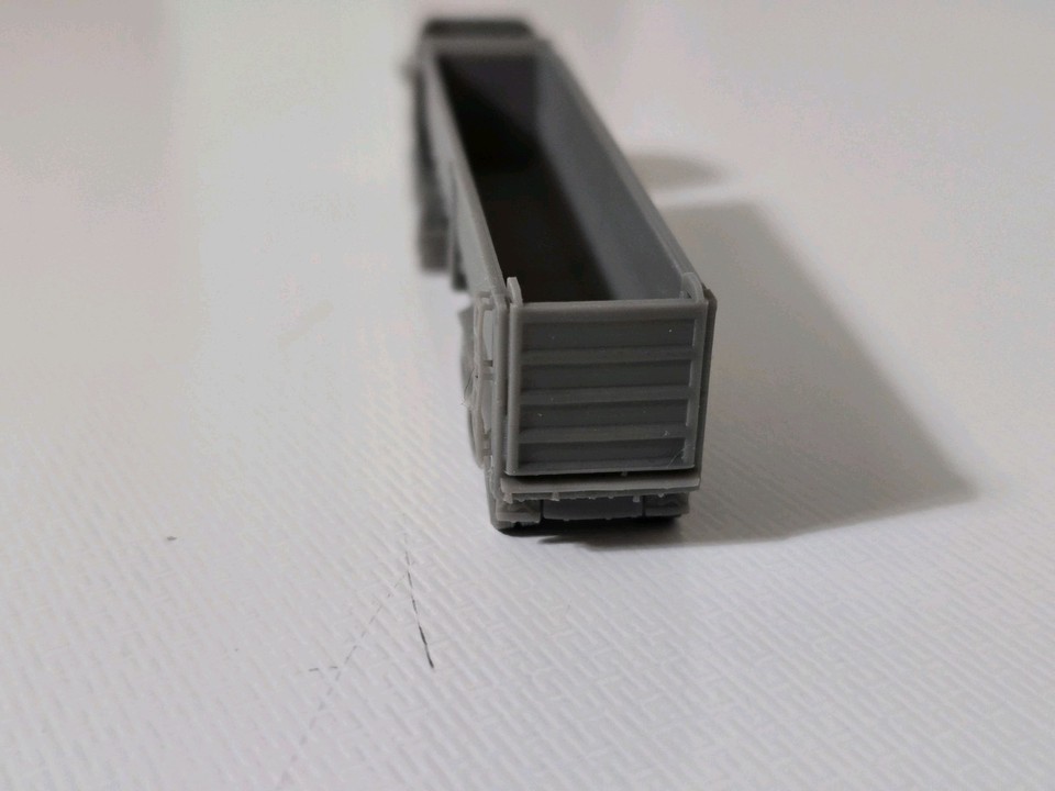 N Scale Mac Half Round Dump Trailer Undecorated Kit 3d Printed | eBay