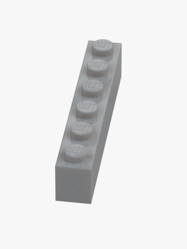LEGO Parts Brick 1x6 Brick #3009 - Medium Stone Gray | eBay