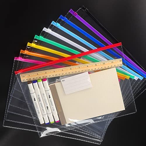 10 Pack Plastic Envelope Poly Zip Envelop Plastic Envelopes Files ...